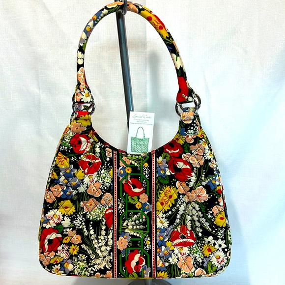 Vera Bradley | Bags | Vera Bradley Poppy Fields Shoulder Bag New No ...